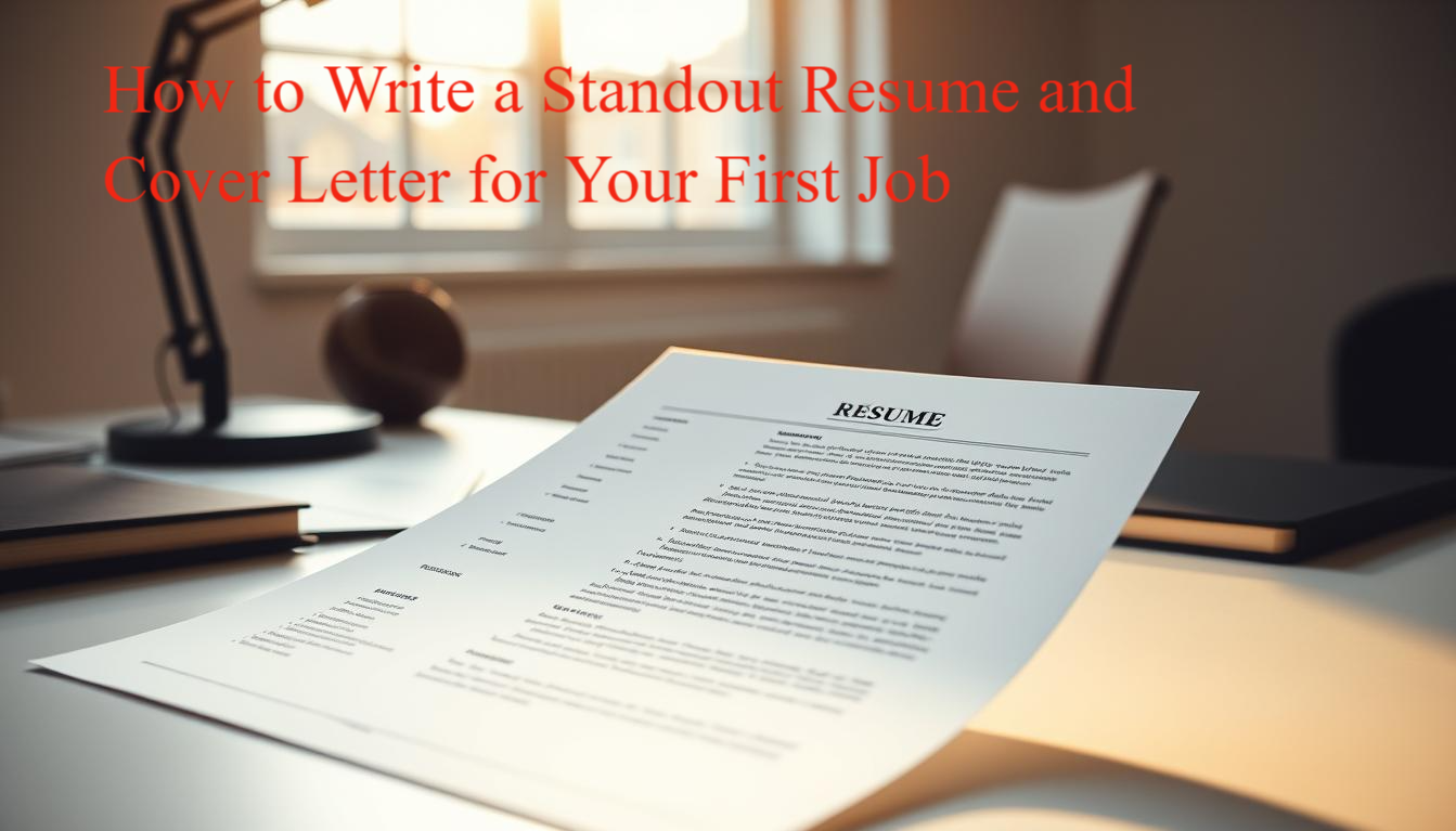 How to Write a Standout Resume and Cover Letter for Your First Job ...